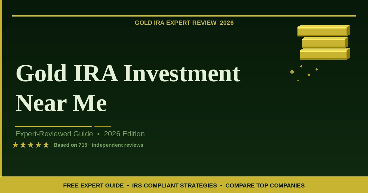 Gold IRA Investment Near Me: Best Companies 2026 | Local Guide